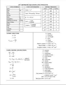 AP Chemistry – Chem Lessons with Mona